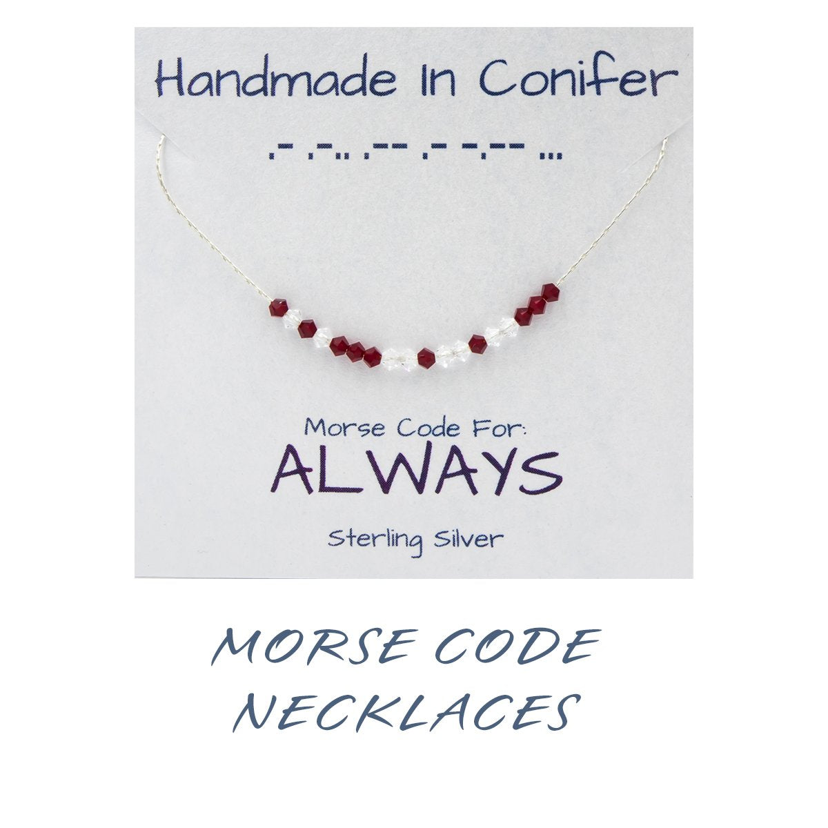 Handmade Morse Code Necklaces, Custom And Personalized For You - Earth ...